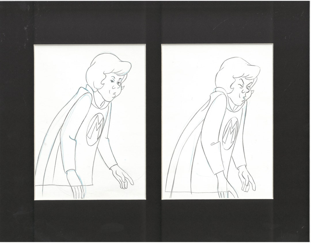 Original Super Friends Production Drawings - Marvin White - Etsy