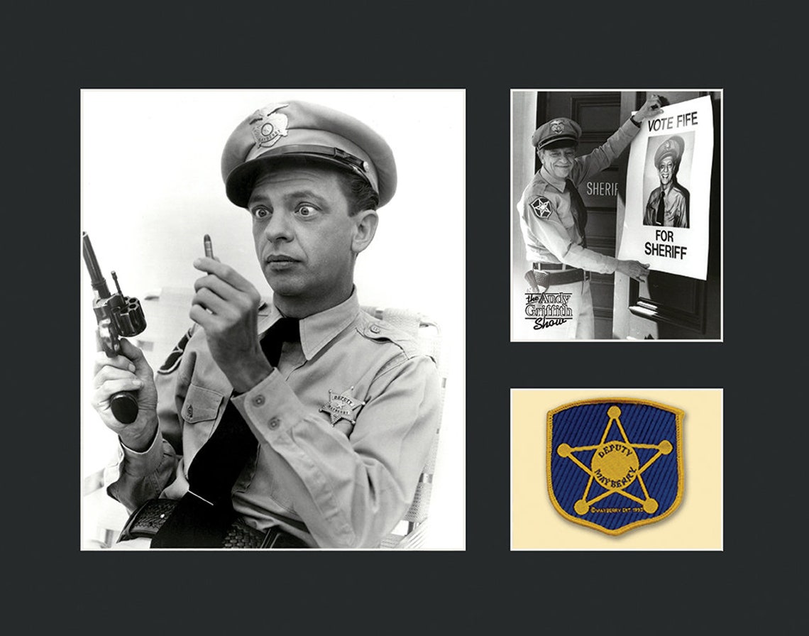 Barney Fife - Matted Limited Edition Lithograph - One Bullet - Etsy UK