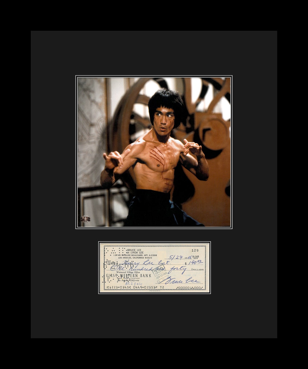 Bruce Lee - Fuji Crystal Archival Photograph With Reproduction Check ...