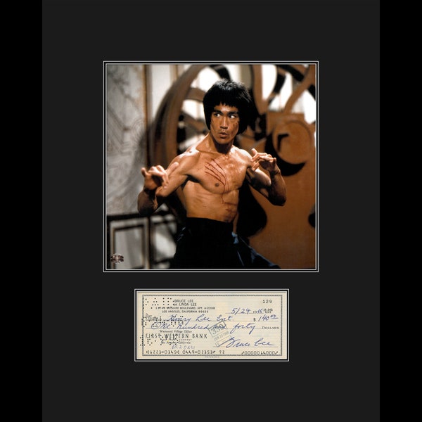 Bruce Lee Autograph - Etsy
