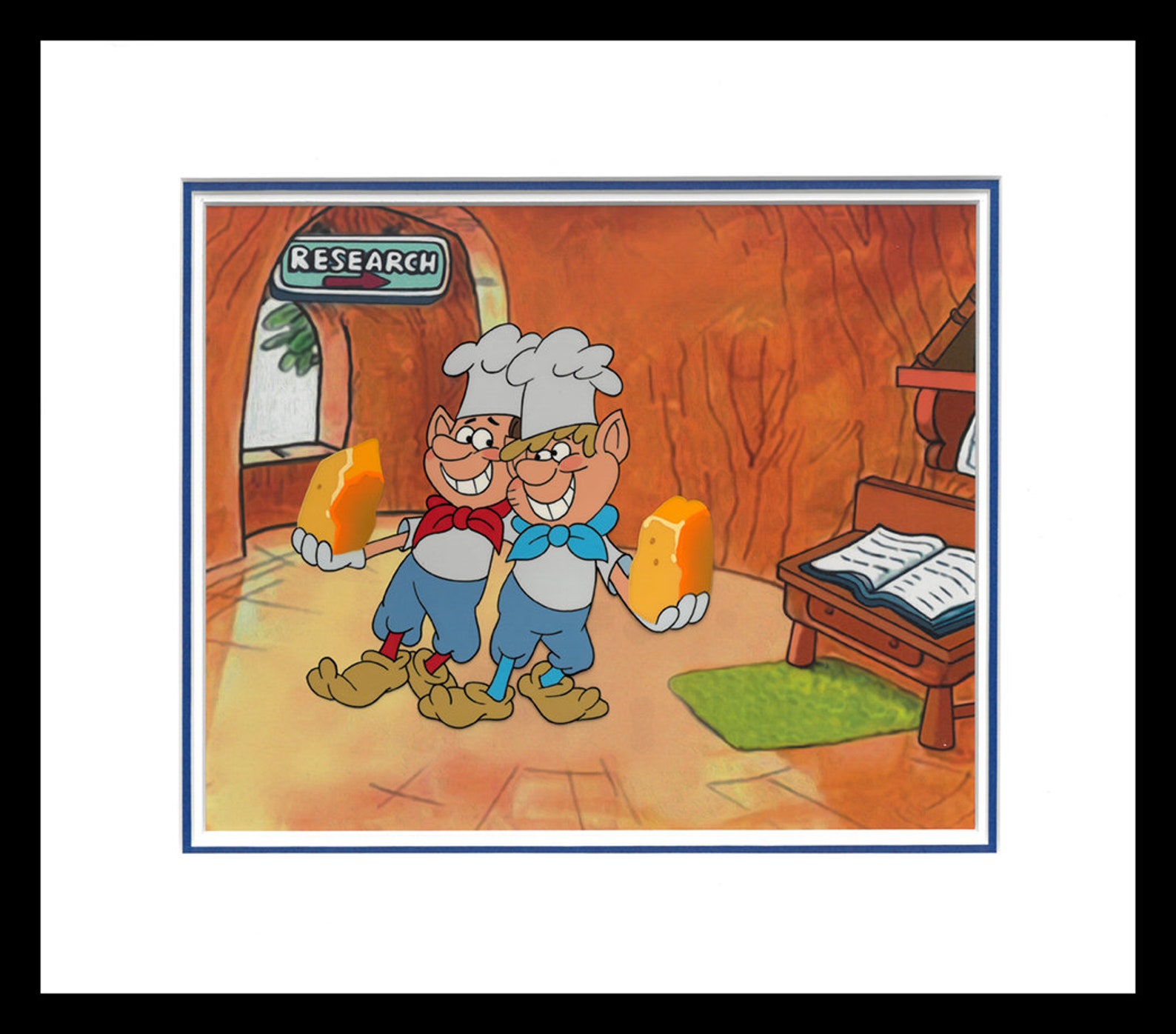 Keebler Elves Original Production Cels and Drawing Framed | Etsy