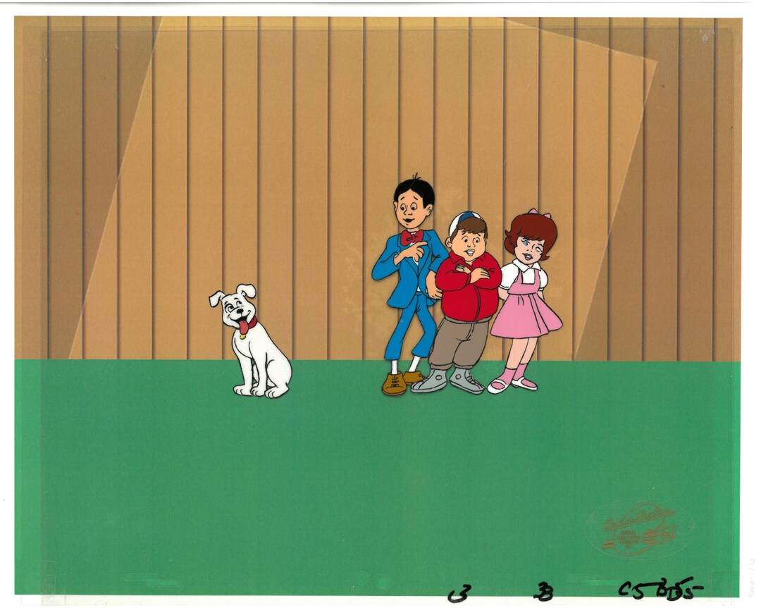 Little Rascals (alfalfa, Darla, Pete, Butch) -1982 Multi-cel Production ...
