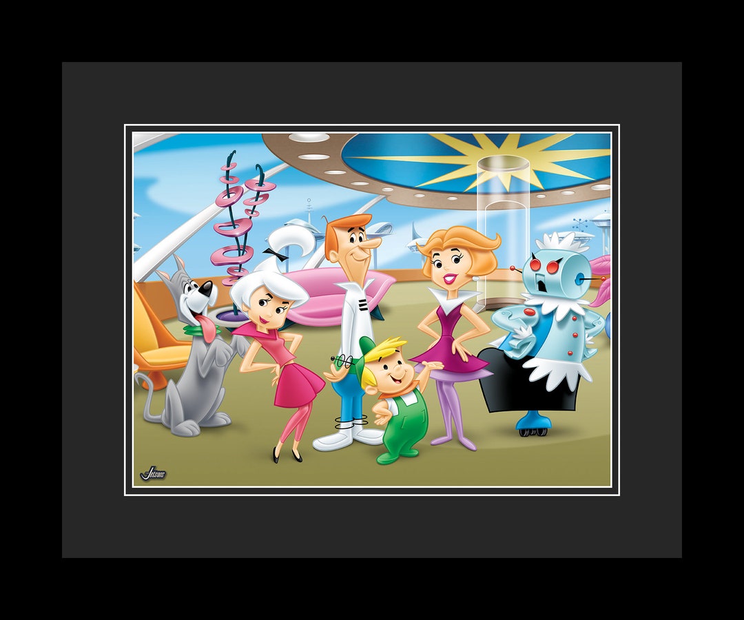The Jetsons Family Photo - Fine Art Giclee Framed - Etsy
