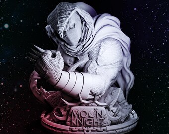 Moon Knight Bust | Etsy