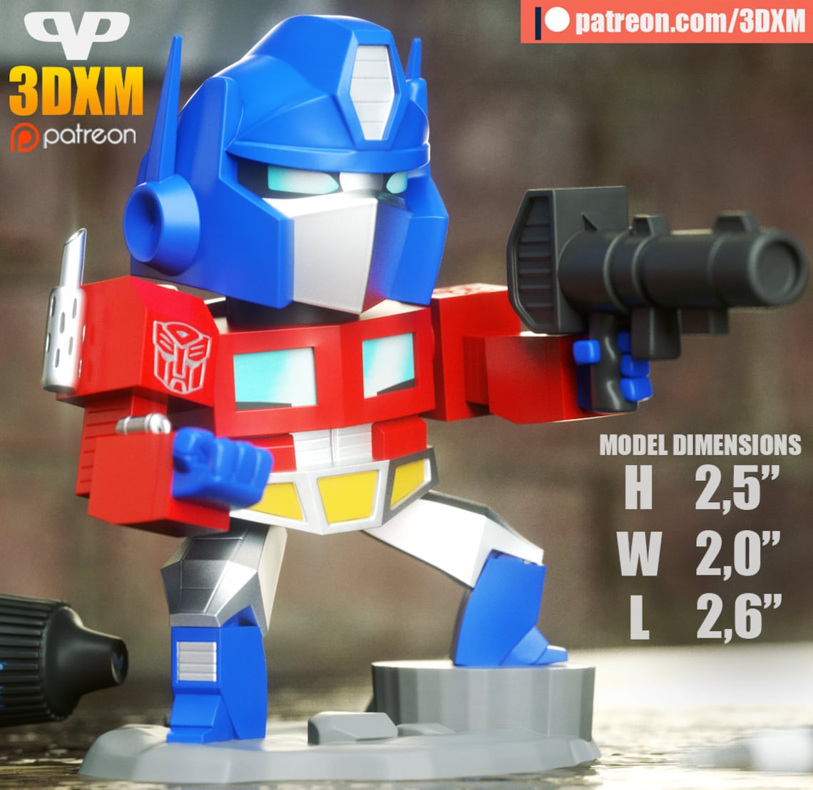 Fan Made Optimus Prime Mini - Etsy