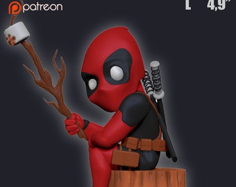 Deadpool Dnd Miniature - Etsy