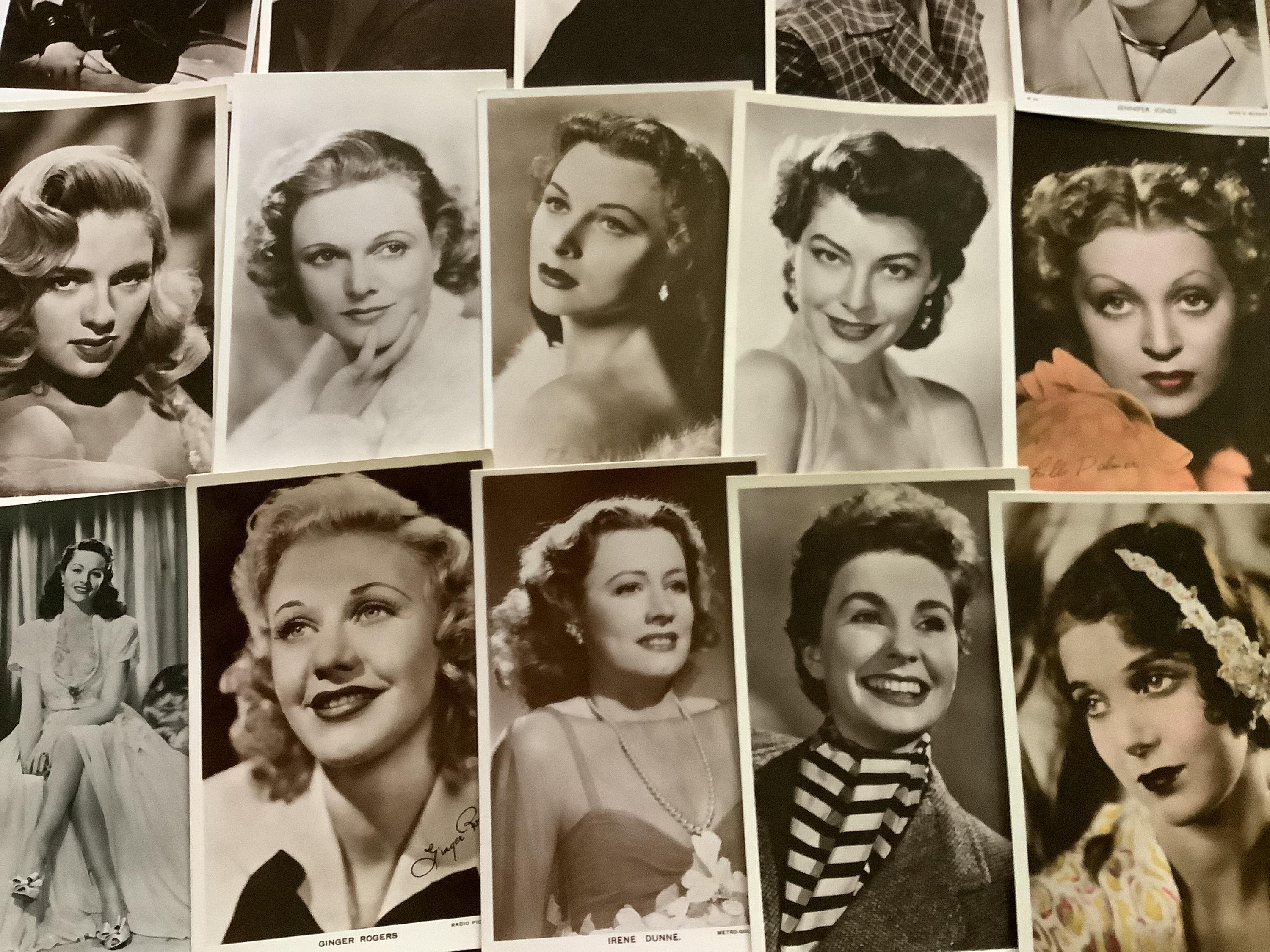 Hollywood Actresses. 24 Glamorous Images of a Bygone Era. Set 2. - Etsy