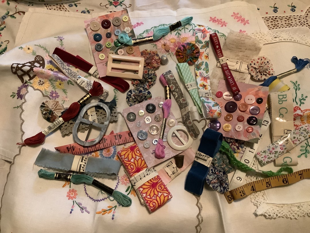Vintage Haberdashery/needlework Bundles. Great Selection of Vintage ...