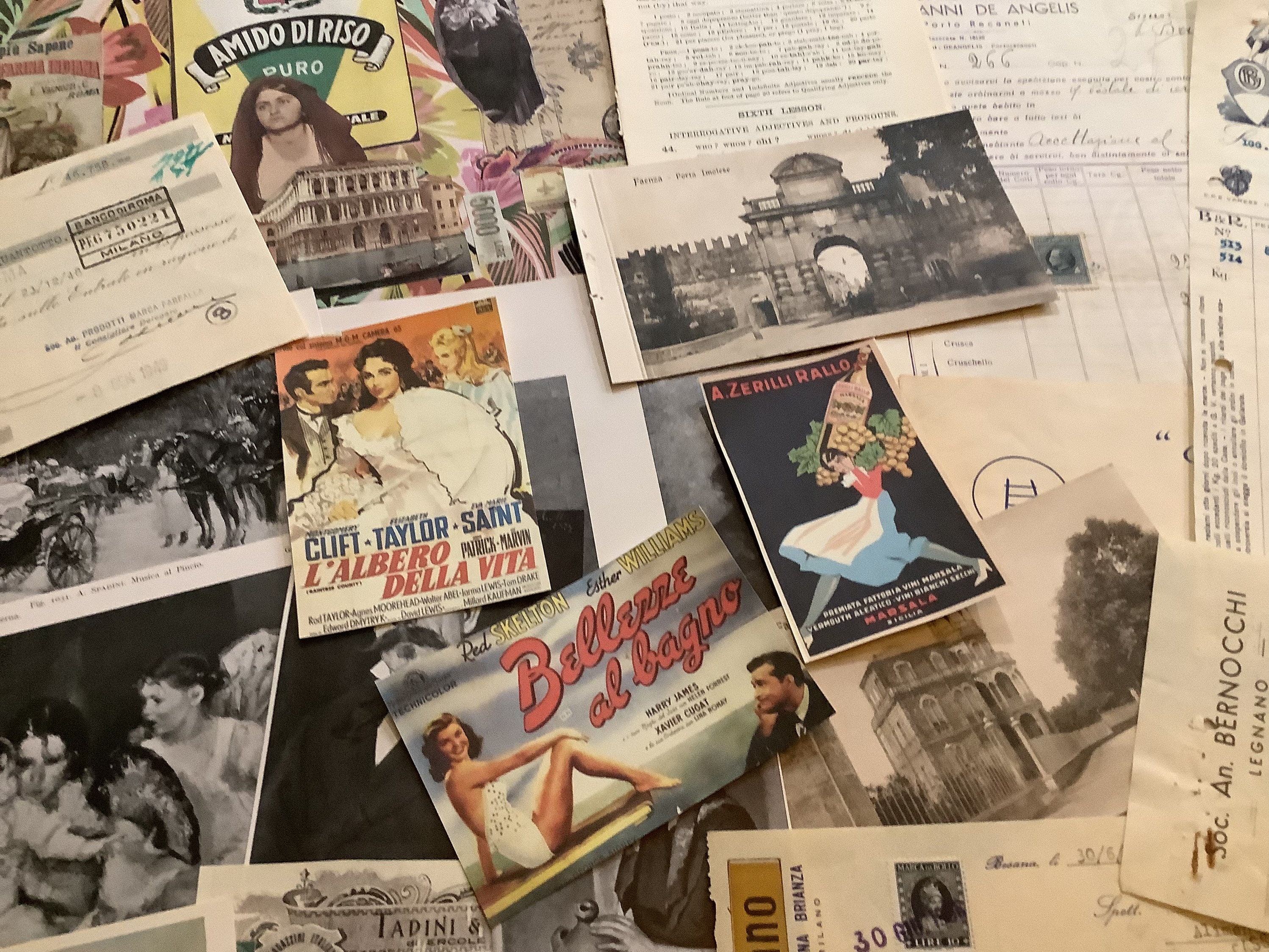 Vintage Italian Ephemera Paper Pack, Original Pieces (1930’s Onwards ...