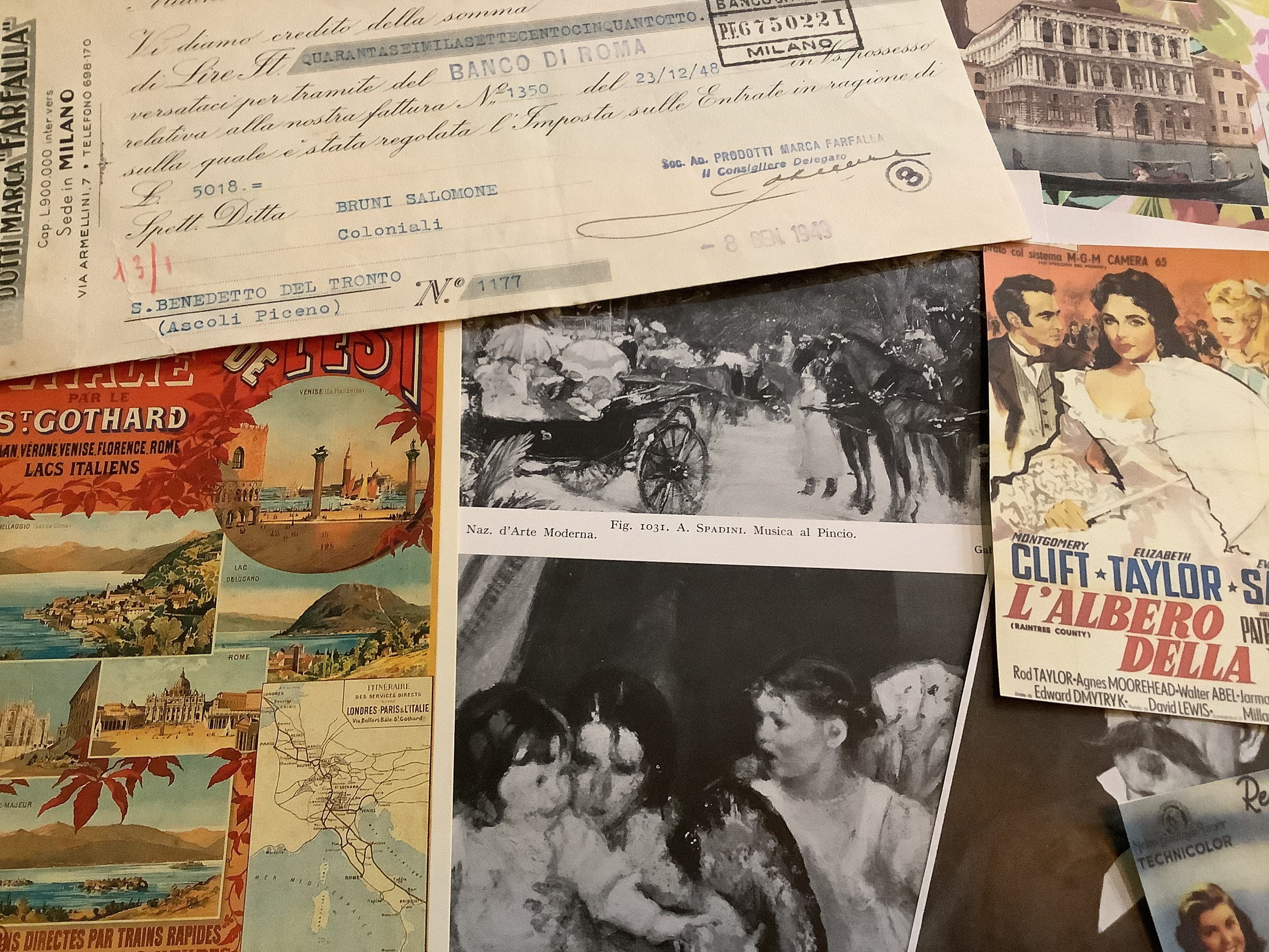 Vintage Italian Ephemera Paper Pack, Original Pieces (1930’s Onwards ...