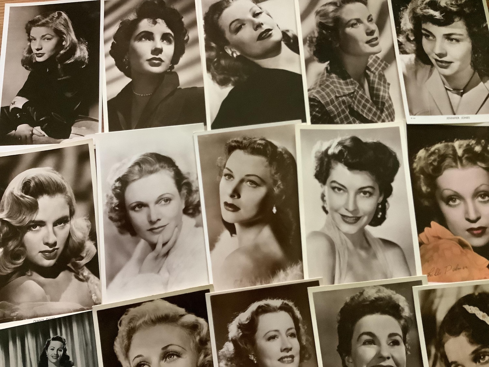 Hollywood Actresses. 24 Glamorous Images of a Bygone Era. Set 2. - Etsy