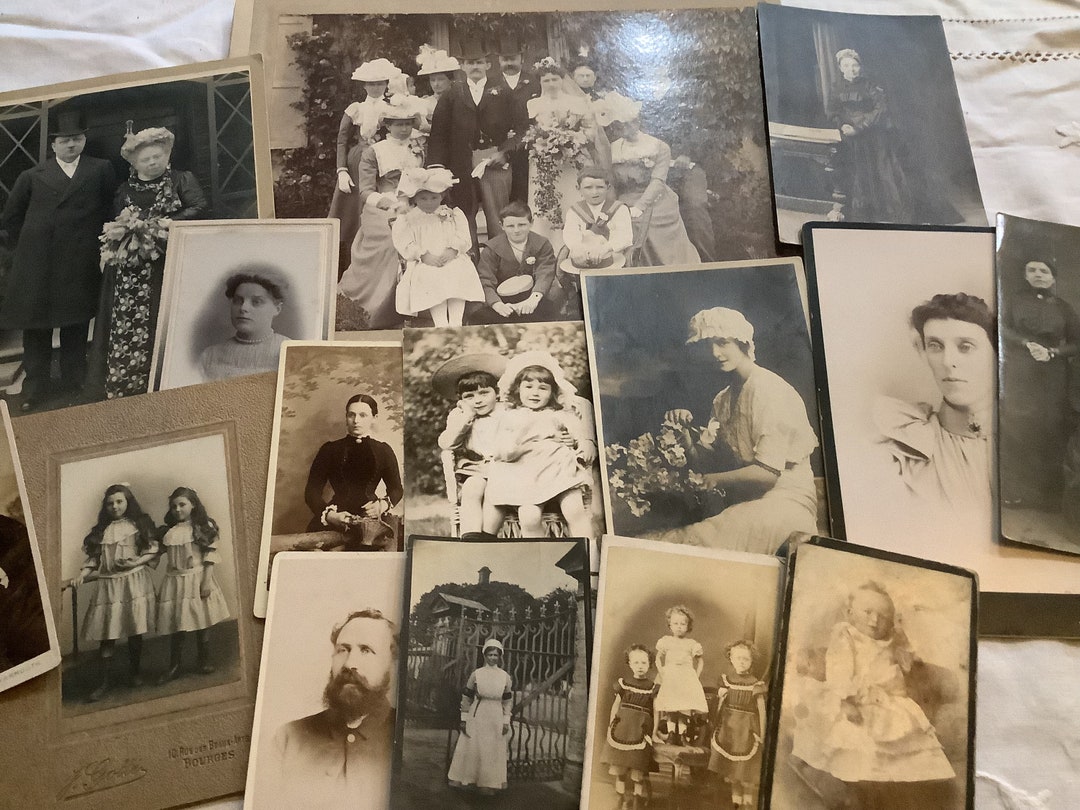 Edwardian & Victorian Pack. 16 Images, 4 Illustrated Cabinet Cards ...