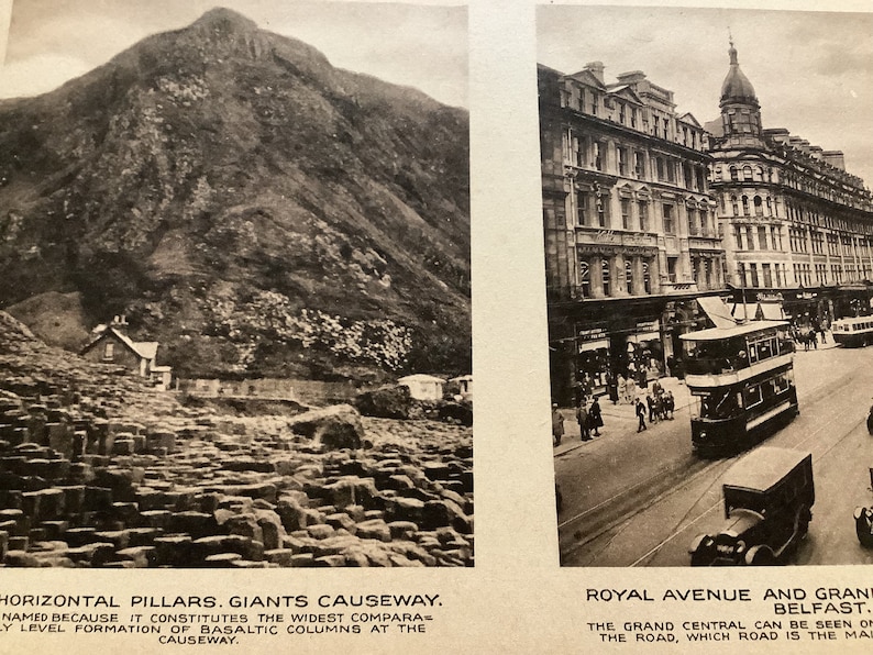 Vintage Ulster Artistic Album. 30 Black & White Photographs of Northern ...