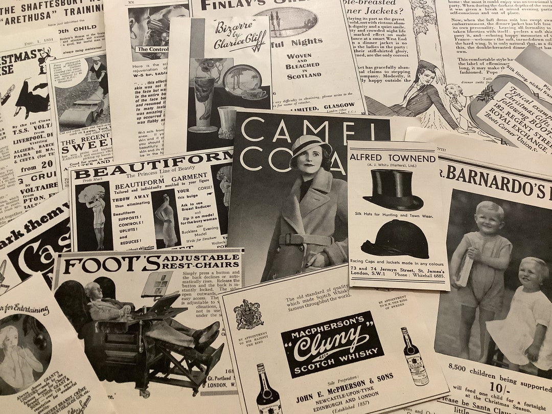 Original 1919 Pre-war Classified Ads. Lovely Insight Into Times Gone By ...