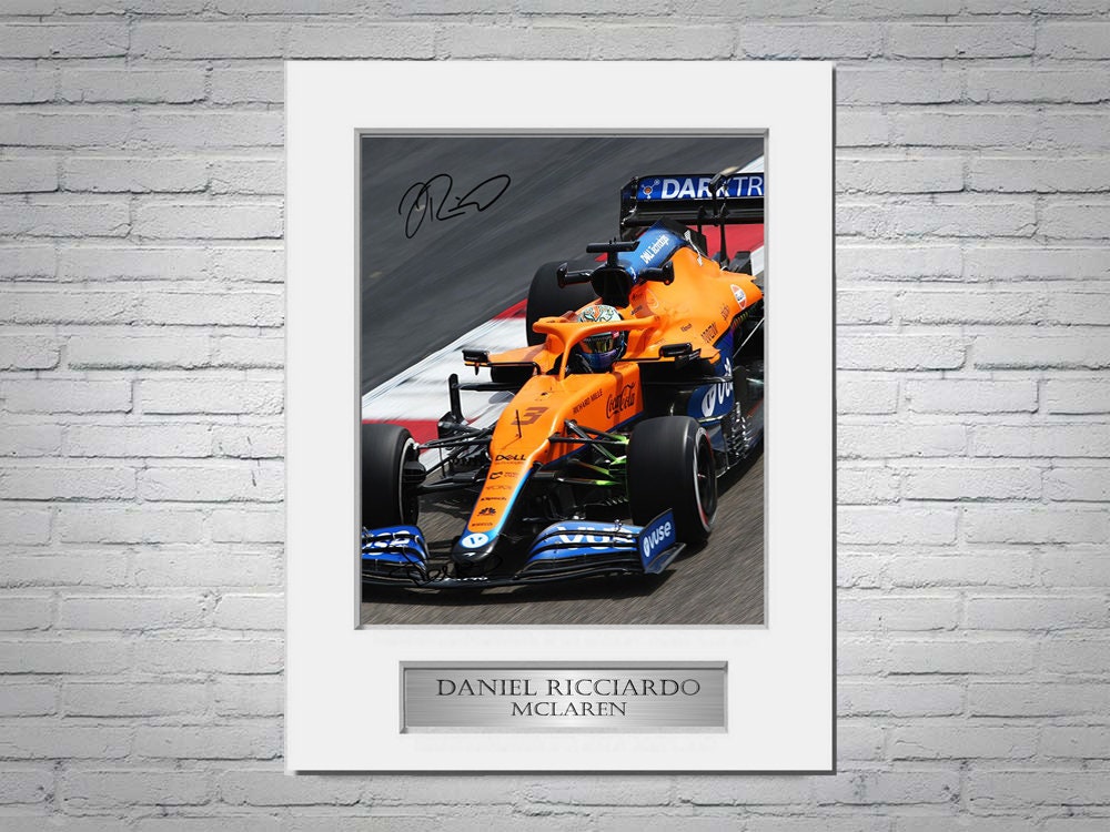 Daniel Ricciardo 2021 Signed Photo Display Mount A4 - Etsy