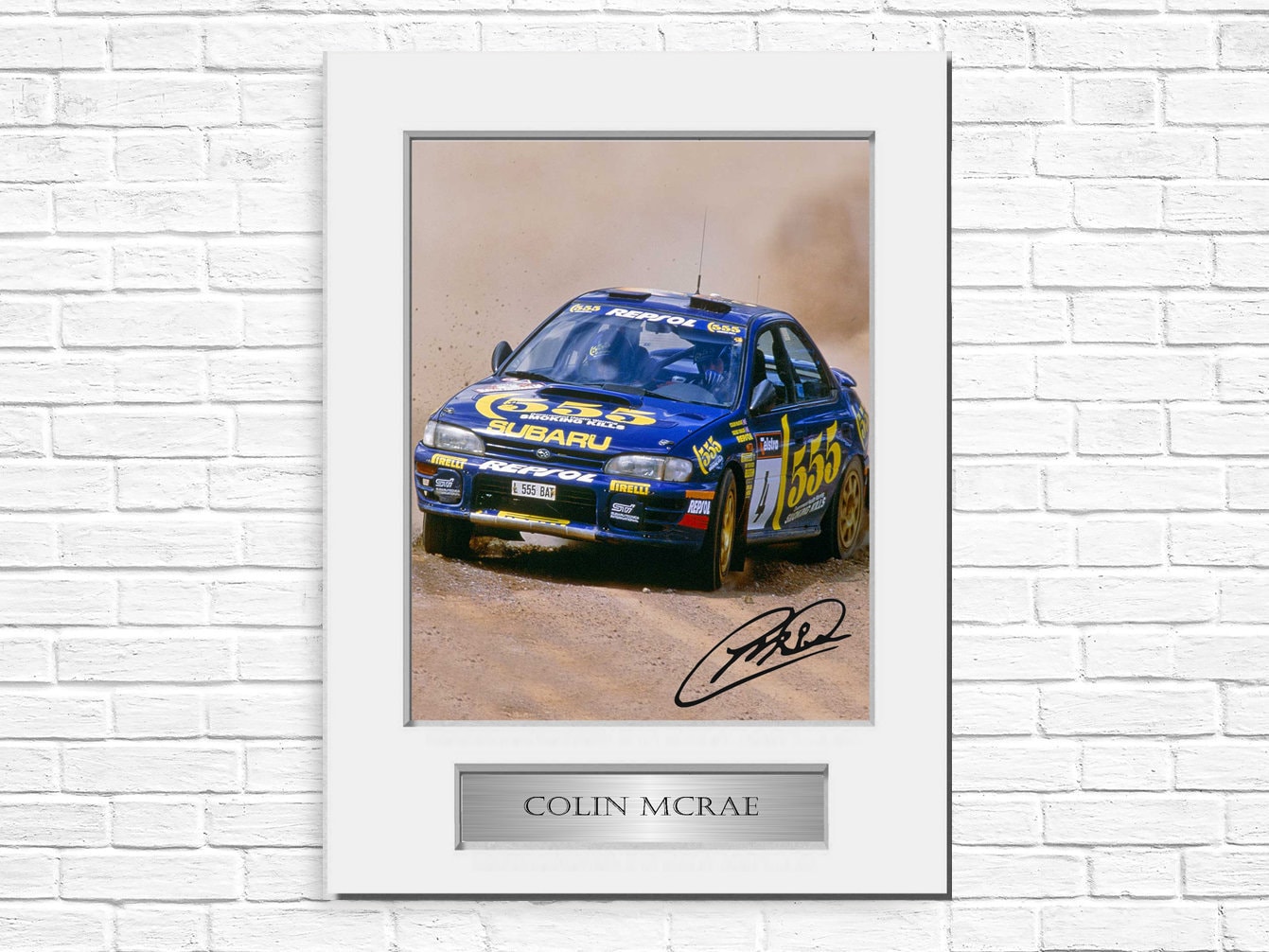 Colin Mcrae Signed Autograph Photo Display Mount Gift A4 - Etsy