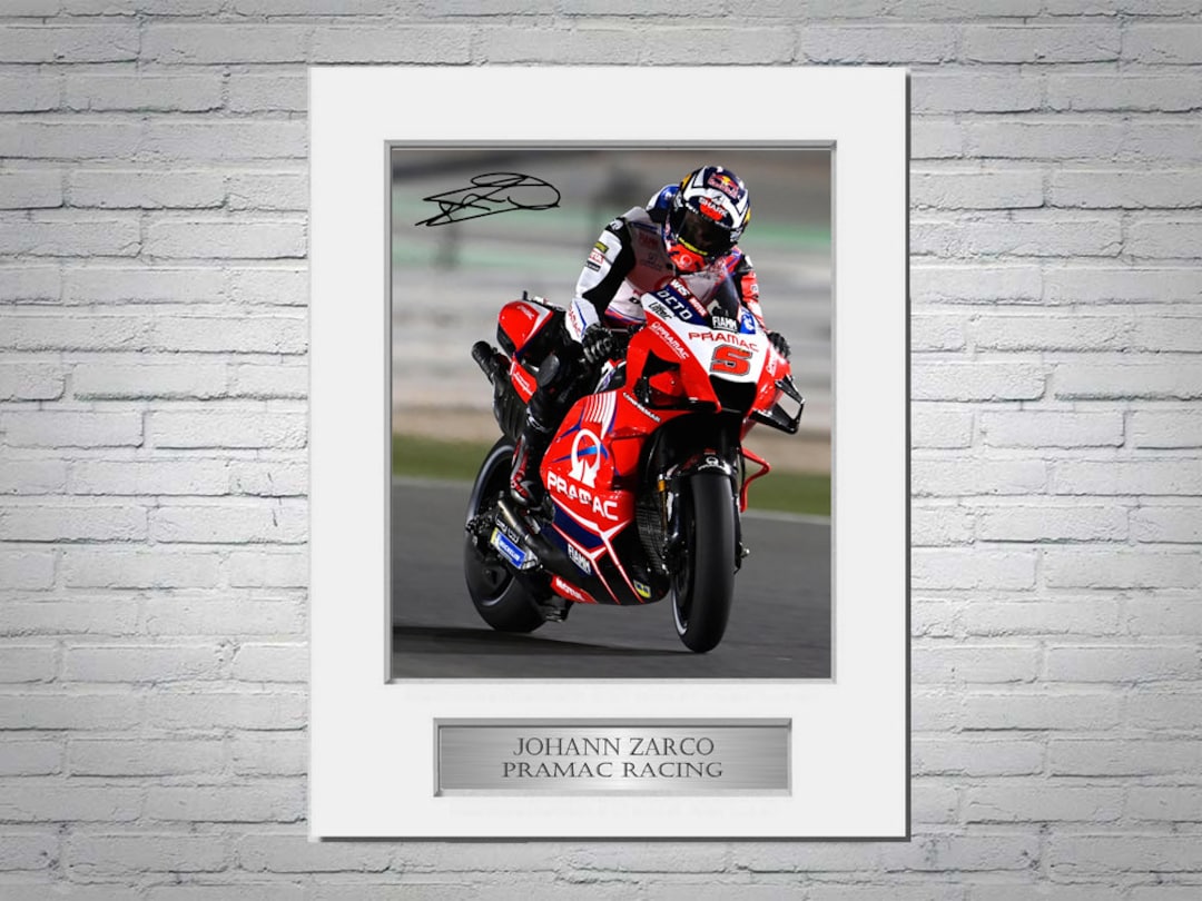 Johann Zarco 2021 Signed Photo Display Mount A4 - Etsy