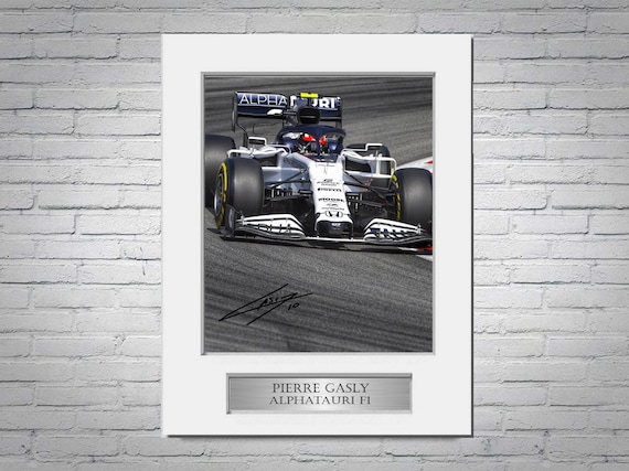 Pierre Gasly 2021 Signed Photo Display Mount A4 | Etsy