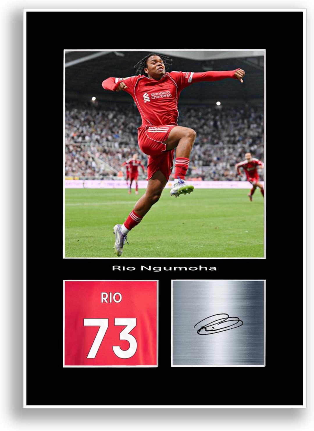 Rio Ngumoha Football Player Poster Signed Print Photo A4 Wall Art - Etsy