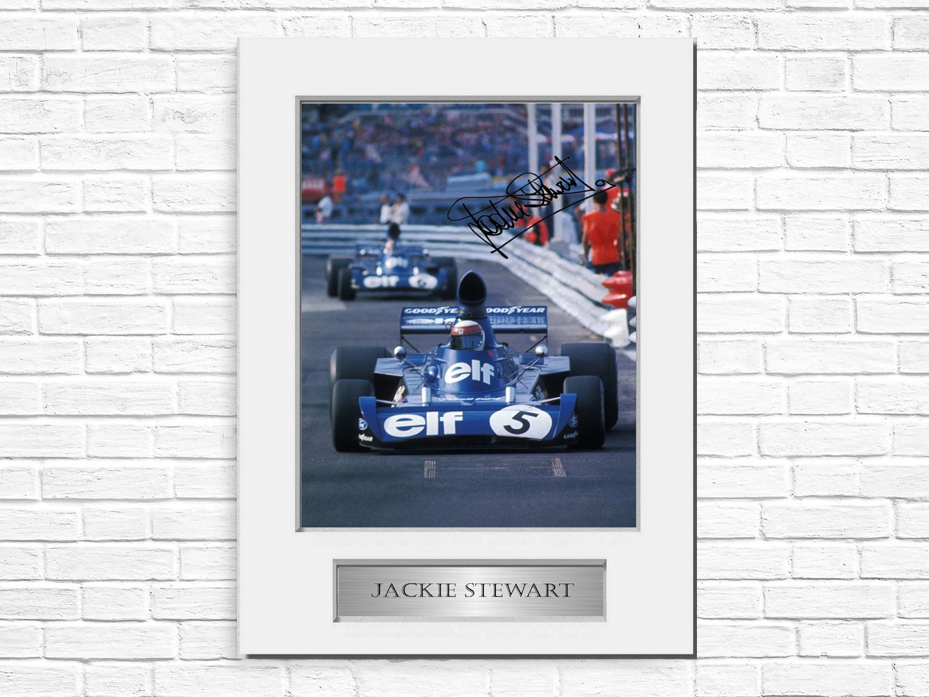 Jackie Stewart F1 World Champion Signed Photo Display Mount A4 - Etsy
