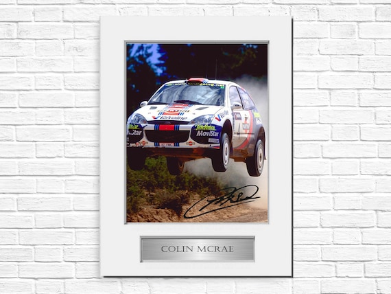 Colin Mcrae Signed Autograph Photo Display Mount Gift A4 | Etsy