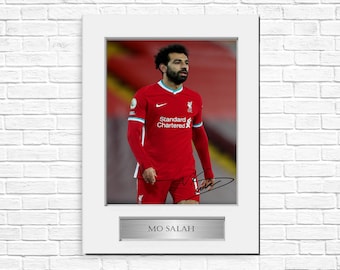 Mo Salah Autograph - Etsy UK