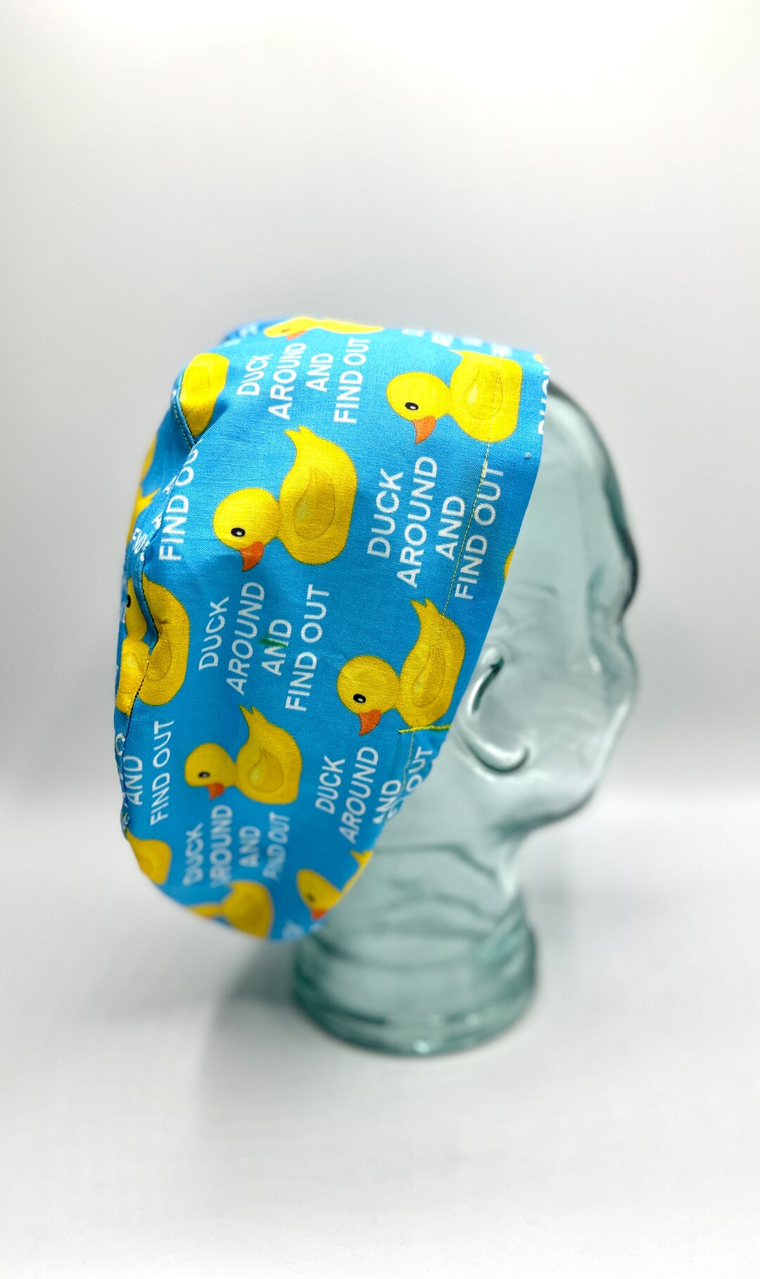 Rubber Duckie Surgical Cap / Duck Around and Find Out Scrub Cap - Etsy