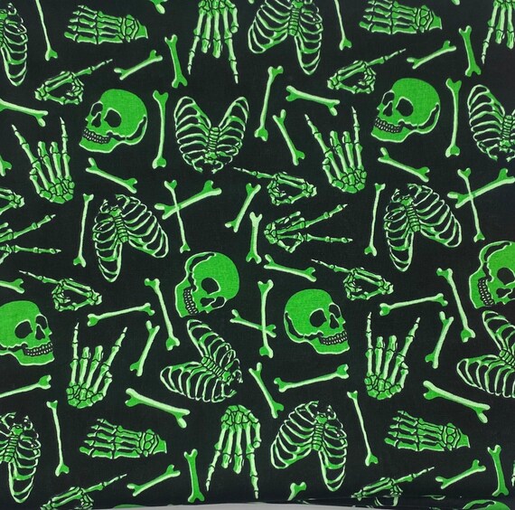 Skeleton Skull Modern Surgical Scrub Cap With Buttons Nurse - Etsy