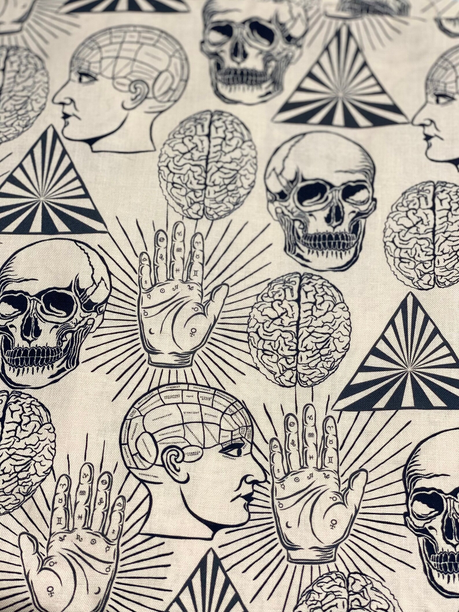 Skeleton Skull Modern Surgical Scrub Cap With Buttons Nurse - Etsy