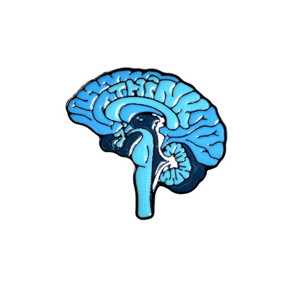 Brain Pin - Etsy