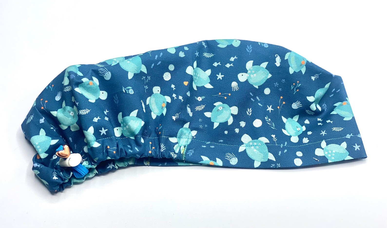Turtle Surgical Scrub Cap With Buttons Veterinary Scrub Cap - Etsy
