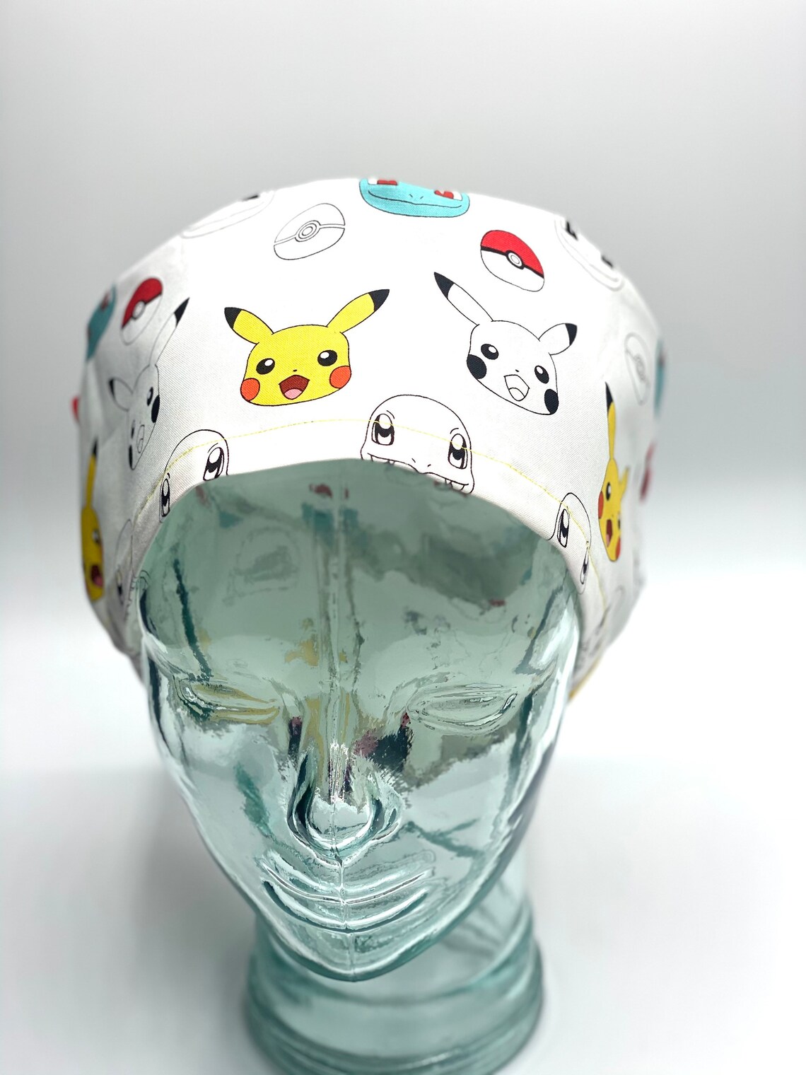Pokemon/ Modern Surgical Scrub Cap With Buttons Nurse Cap | Etsy