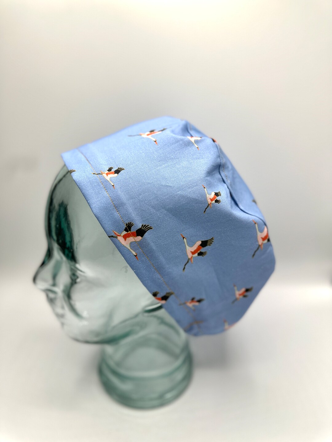 Cranes in the Sky Adjustable Scrub Cap - Etsy
