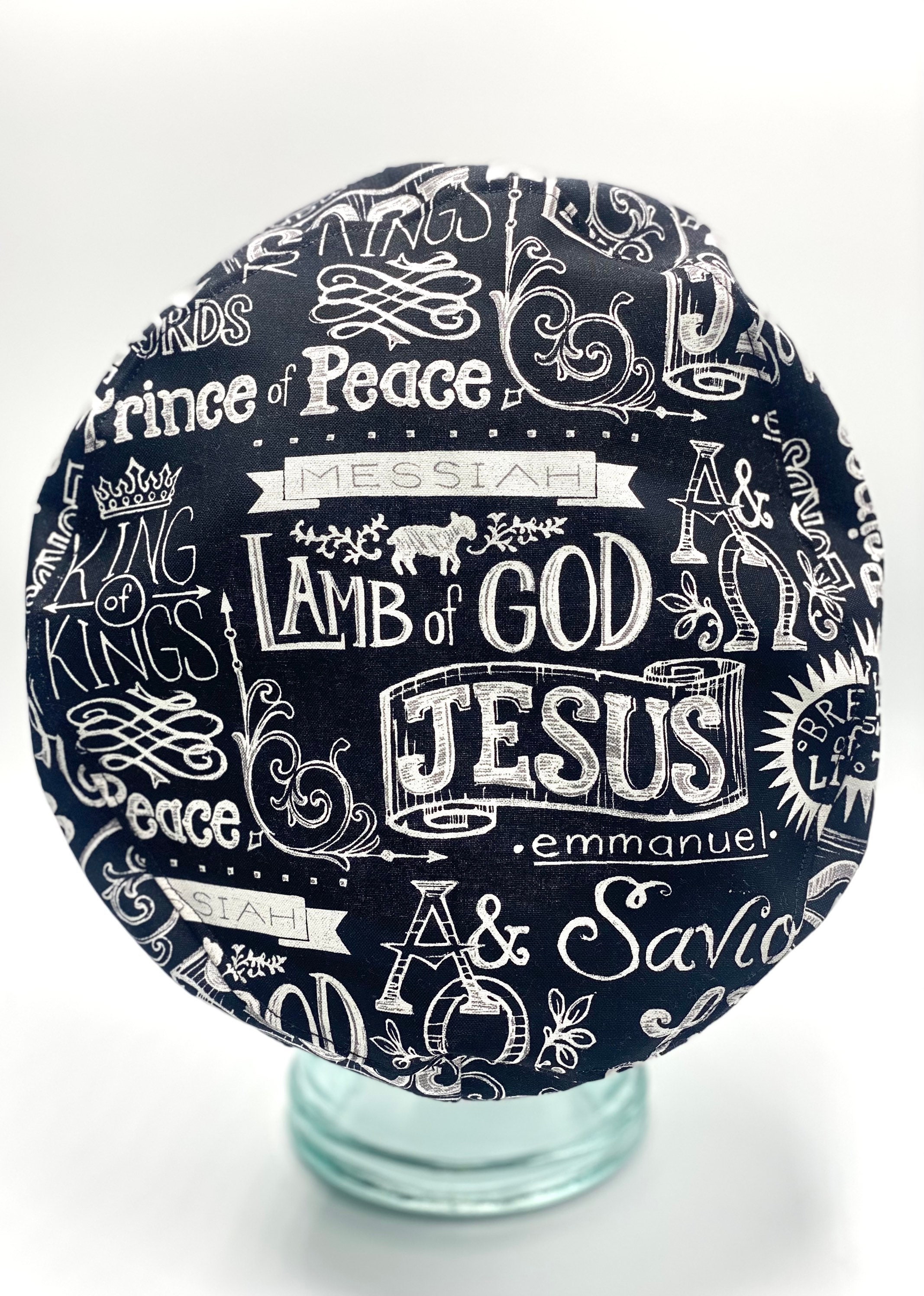 Religious Surgical Scrub Cap With Buttons Nurse Cap Easter - Etsy