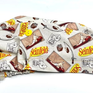Seinfeld Surgical Scrub Cap With Buttons, Nurse Cap, Surgical Cap Women ...