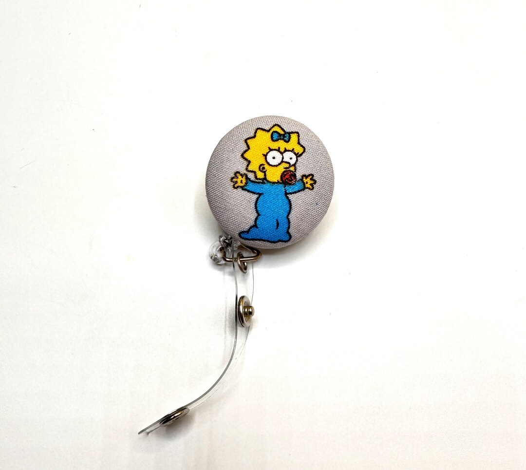 Maggie Simpson Badge Reel Nurse Badge Reel Badge Clip the Simpsons ...