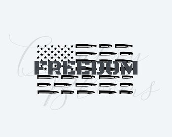 Bullet US Flag, Bullet American Flag Svg, Guns Flag Svg, Guns Usa Flag ...