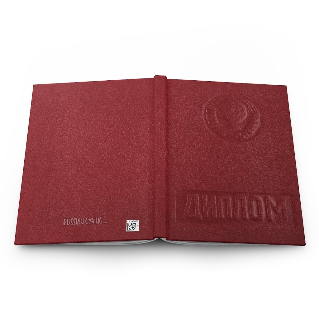 USSR Red Diploma Hardcover Journal Notebook Красный Диплом Блокнот Best ...