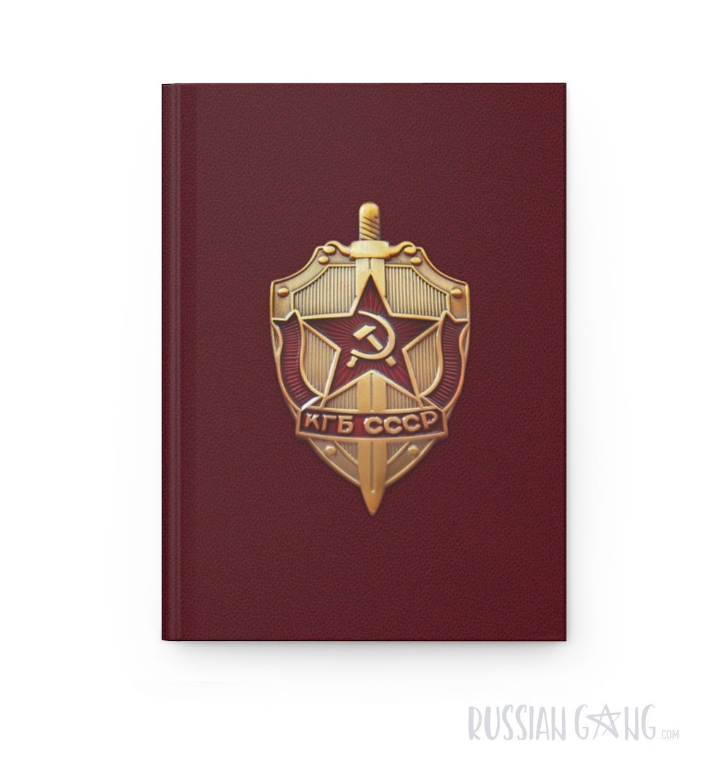 KGB Ussr Hardcover Journal Notebook the Security Service of the Soviet ...