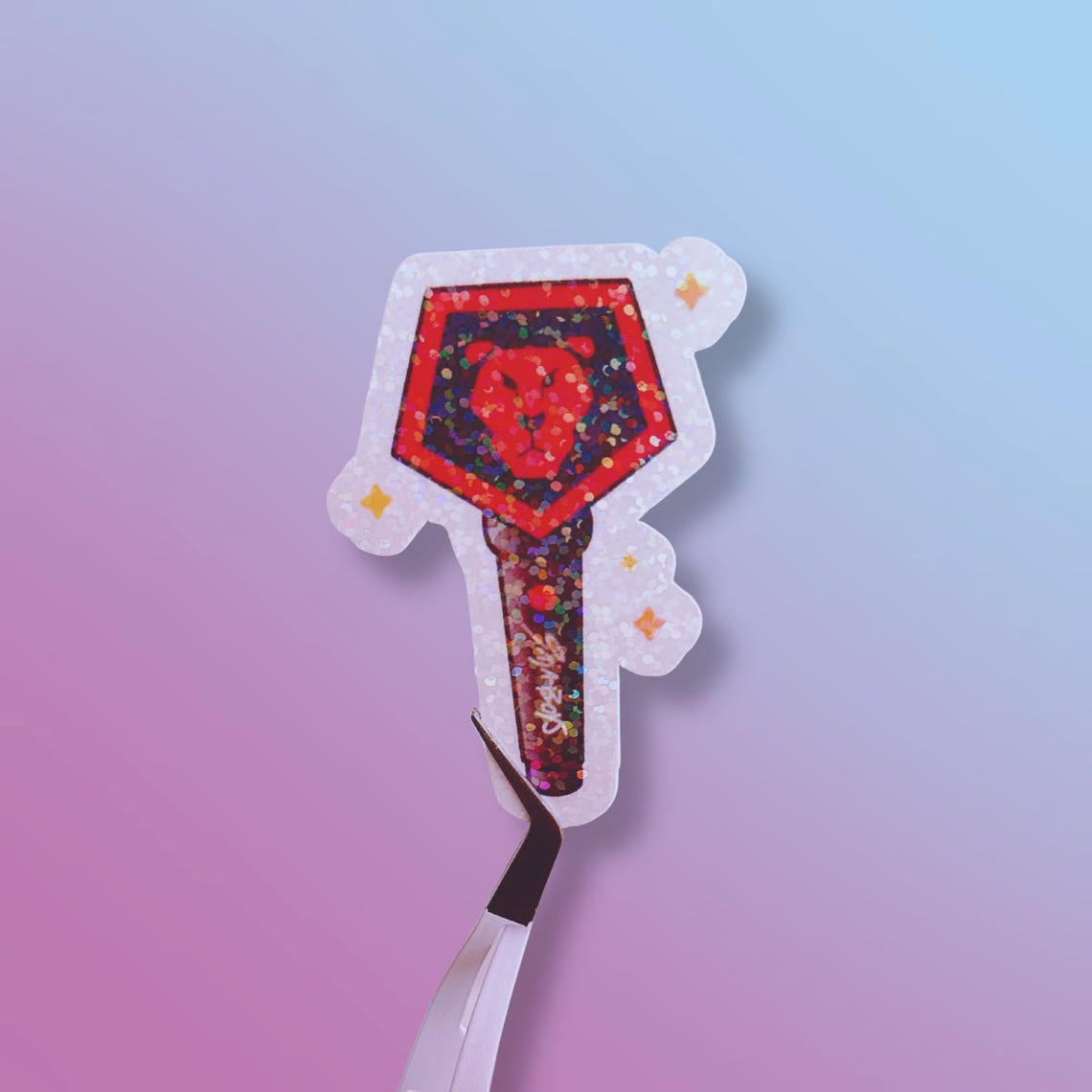 Kpop Demon Hunters Inspired Sticker – Huntrix & Saja Boys Lightstick ...