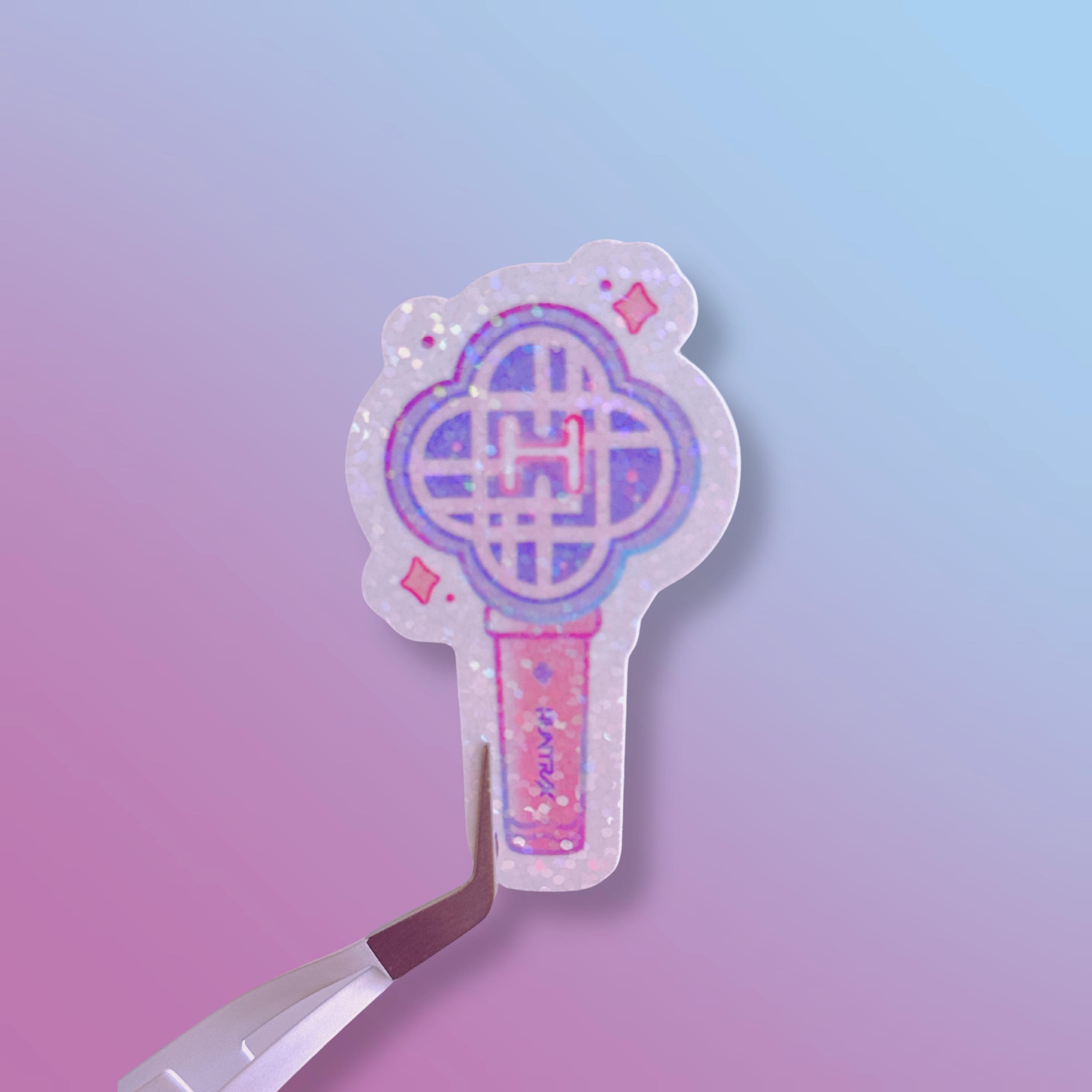 Kpop Demon Hunters Inspired Sticker – Huntrix & Saja Boys Lightstick ...