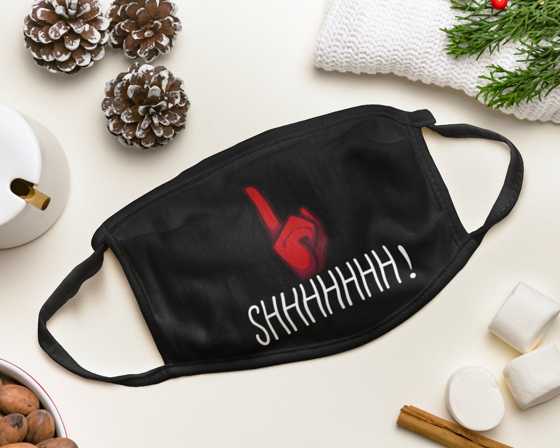 Imposter Among Us Shh Mask Amoung Us Game Merch - Etsy