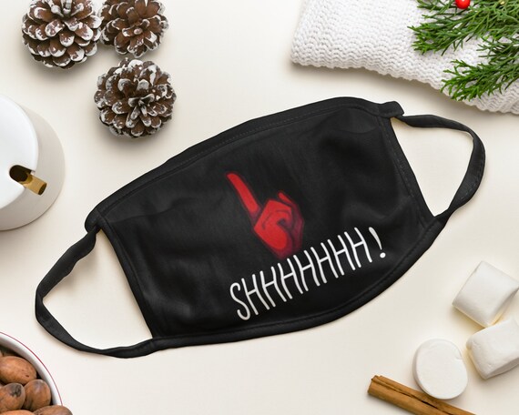 Imposter Among Us Shh Mask Amoung Us Game Merch | Etsy