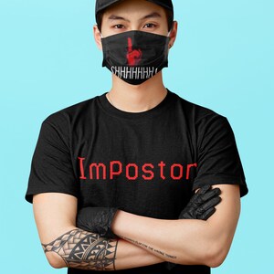 Imposter Among Us Shh Mask Amoung Us Game Merch - Etsy