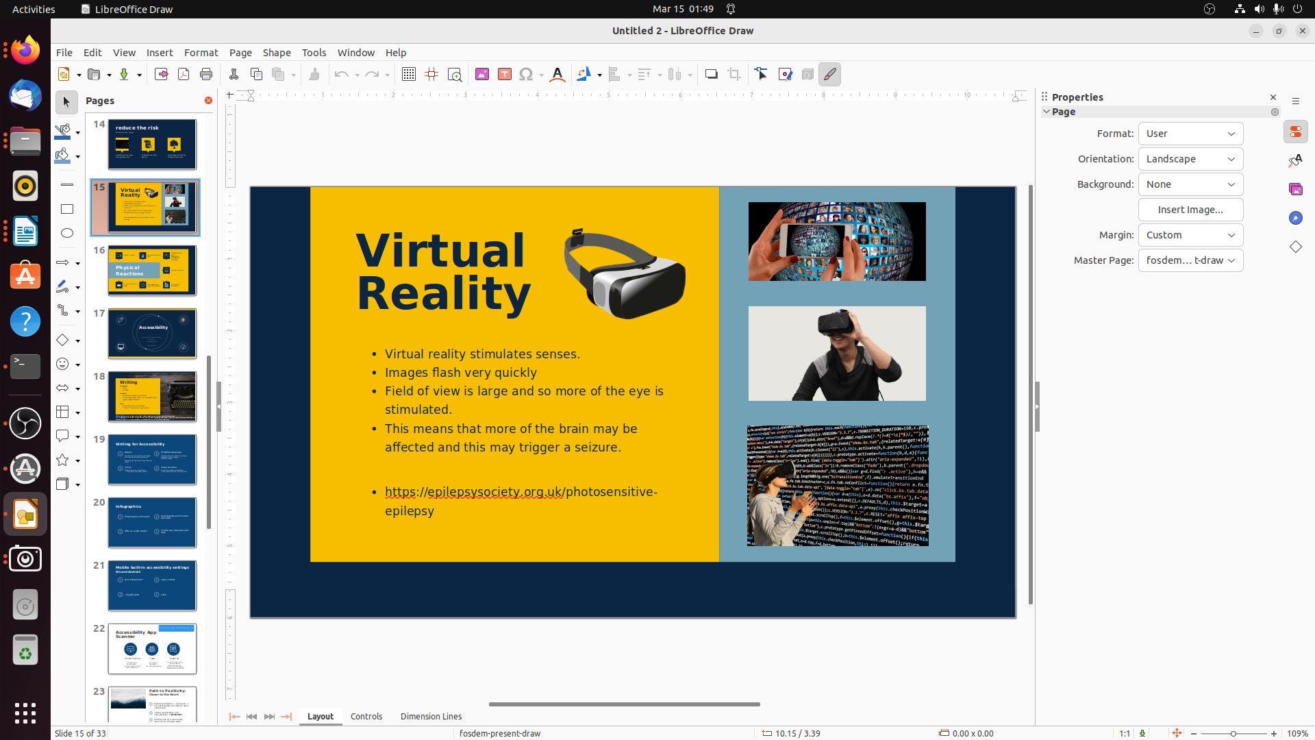 Libreoffice or Openoffice Draw Template Presentations - Etsy