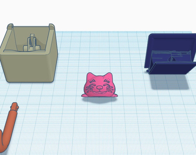 Cat Key Holder STL for 3D Printing Animal Keys Hanger - Etsy Canada