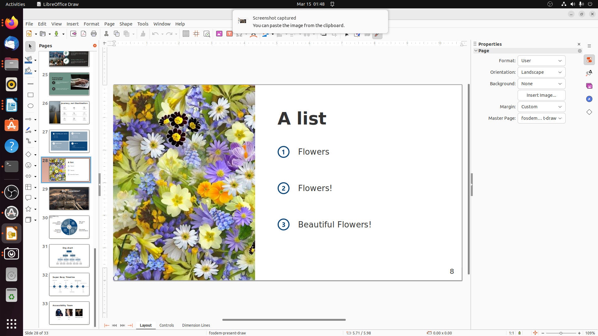 Libreoffice or Openoffice Draw Template Presentations - Etsy