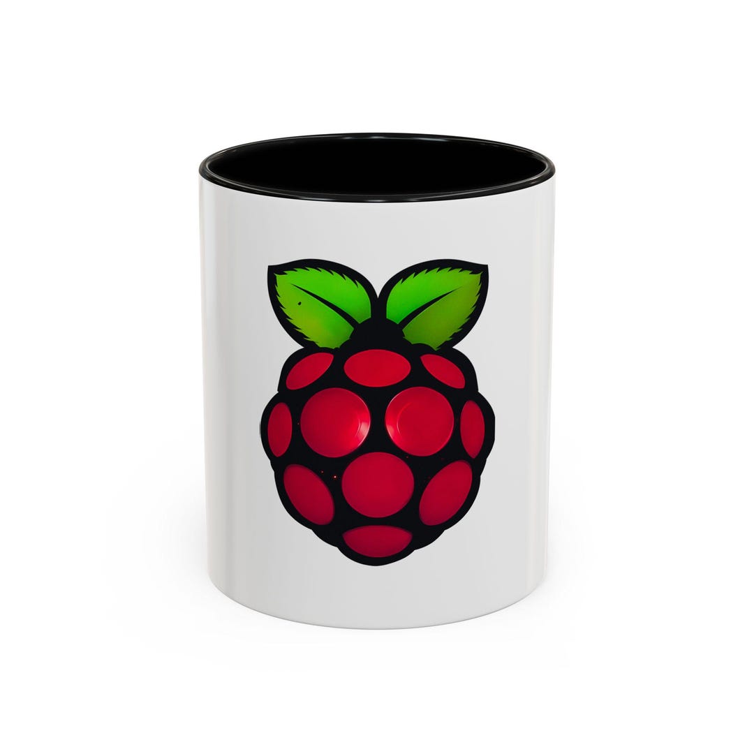 Raspberry Design Coffee Mug, Perfect for Raspberry Pi Lovers, Geek ...