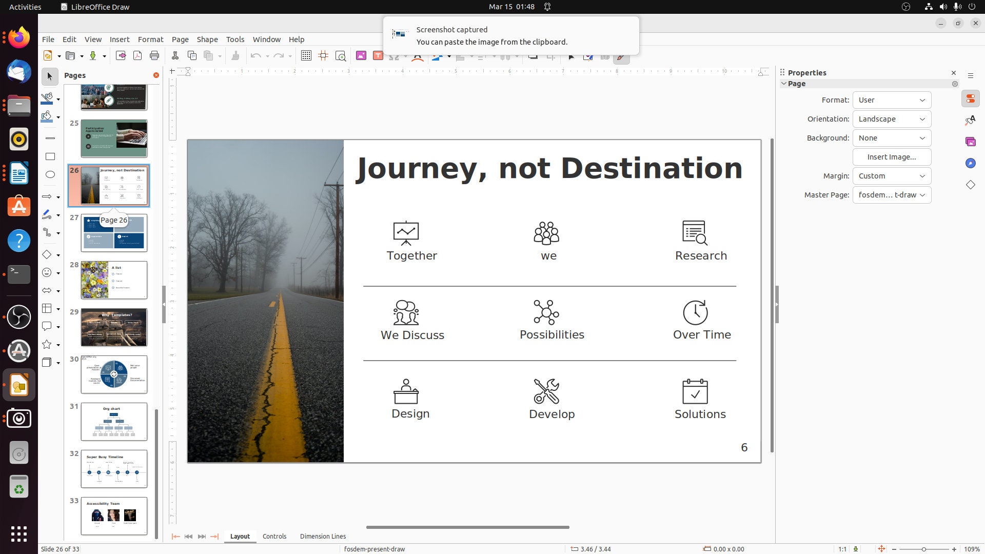 Libreoffice or Openoffice Draw Template Presentations - Etsy