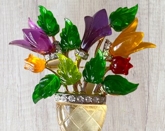 Vase Brooch - Etsy